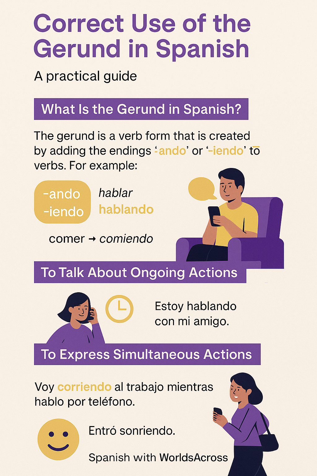 Correct Use of the Gerund in Spanish: A Practical Guide