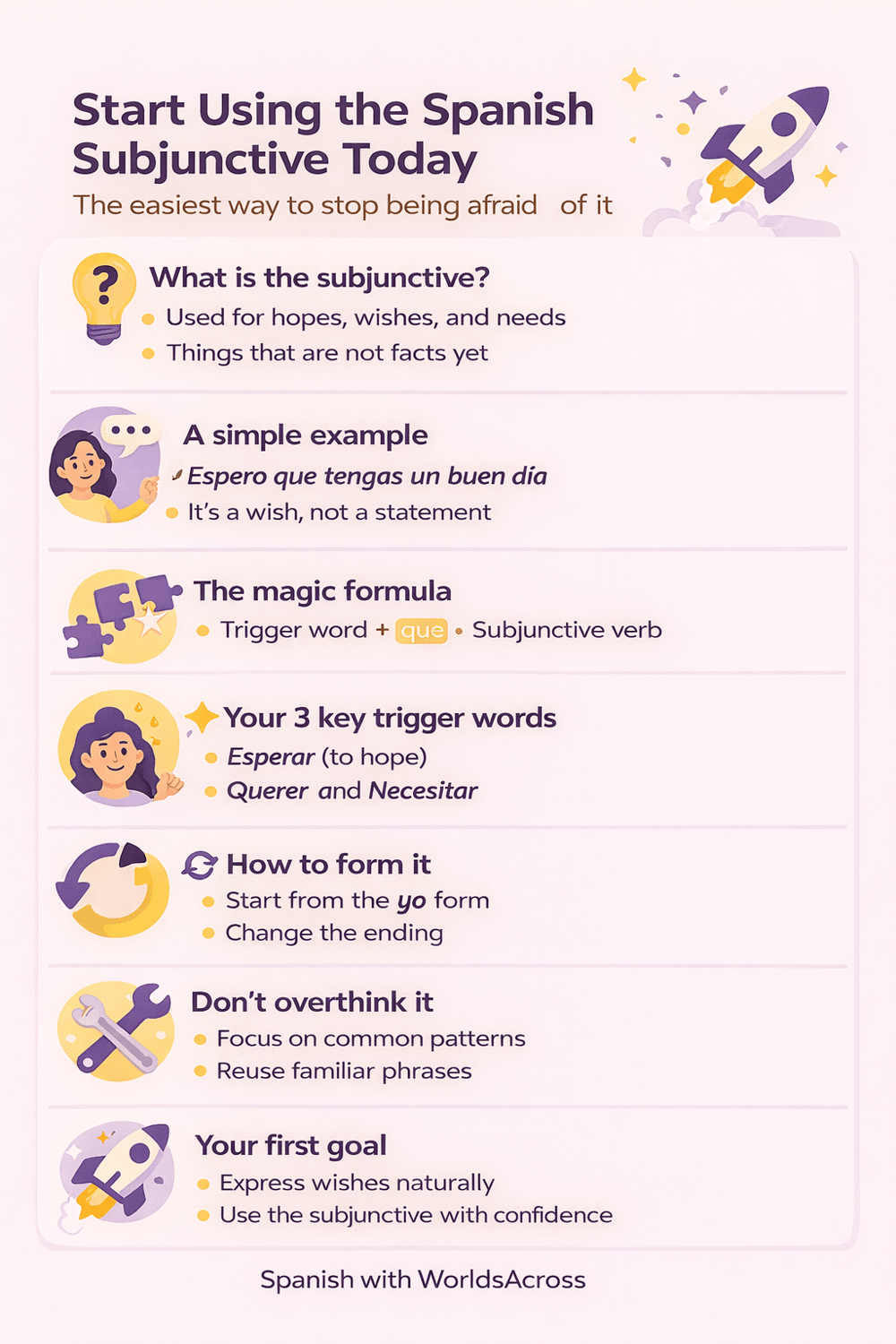 How can you start using the Spanish subjunctive today?
