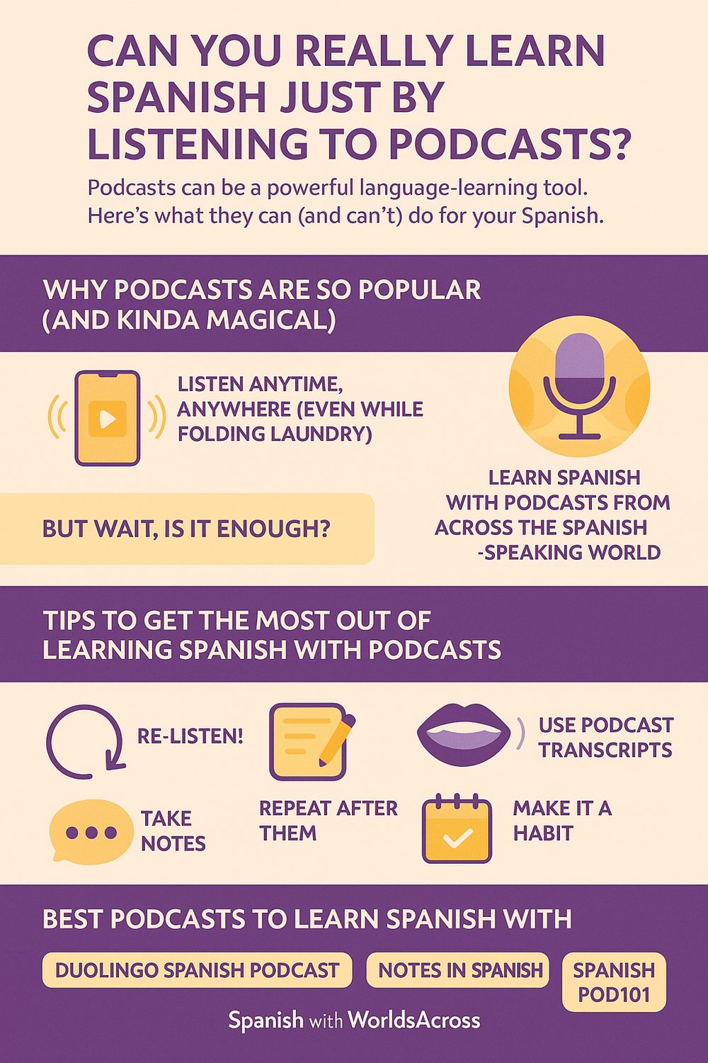 Can You Really Learn Spanish Just by Listening to Podcasts?