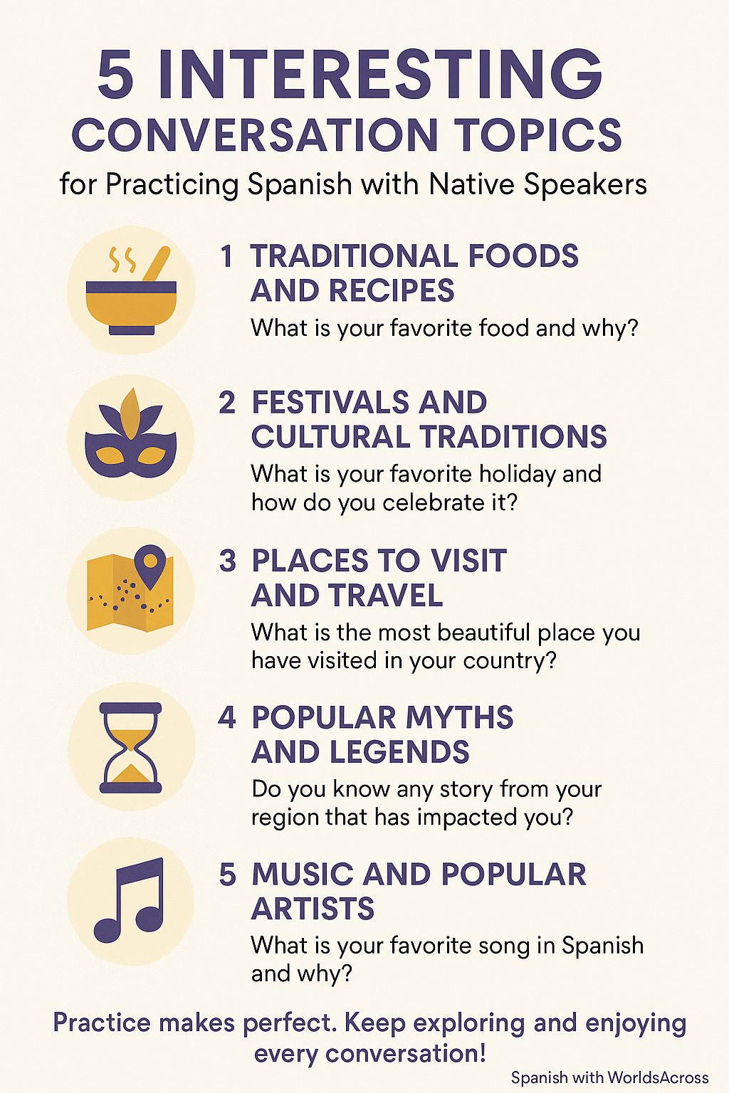 5 Interesting Conversation Topics for Practicing Spanish with Native