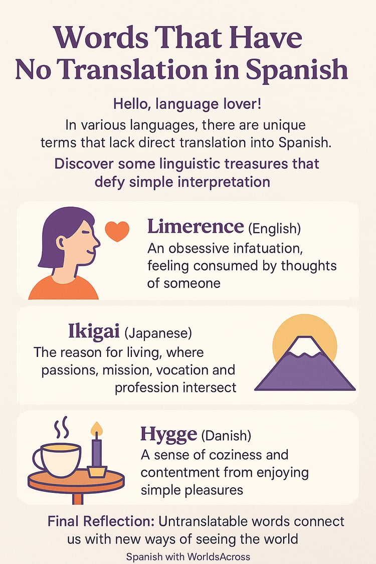 Words that have no translation in Spanish